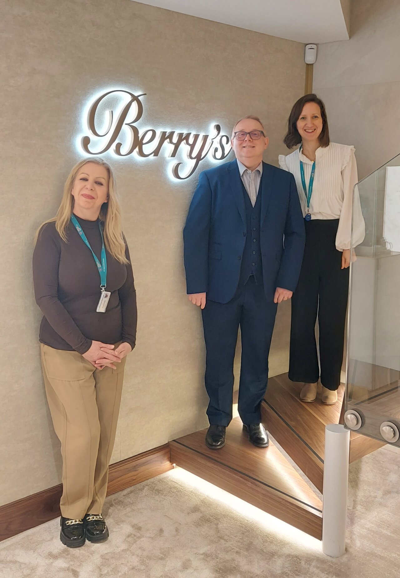 New charity partnership with Berry's Jewellers - CHSF